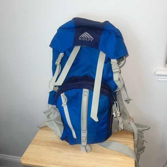 Kelty | Bags | Kelty Goshawk Blue Gray Backpack Hiking Pack | Poshmark